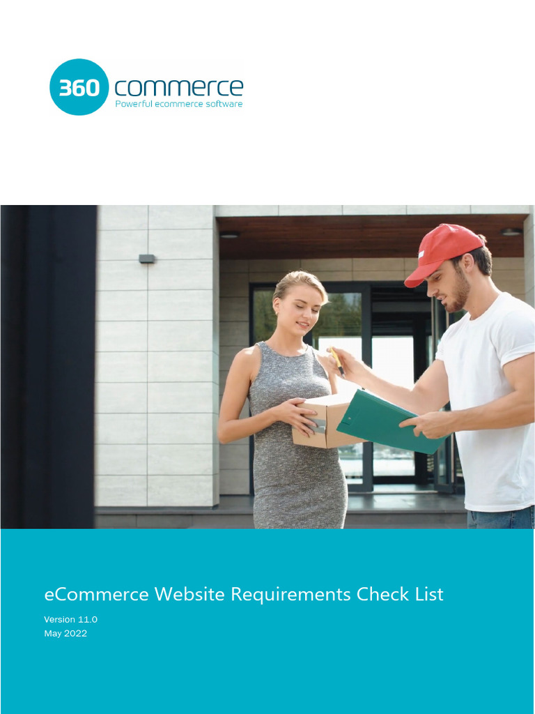 360 Ecommerce Requirements Check List | PDF | Point Of Sale | Search Engine Optimization