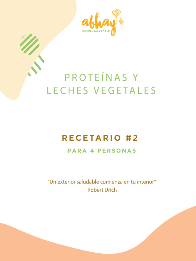 Prote Nas Leches | PDF | tofu | Leche