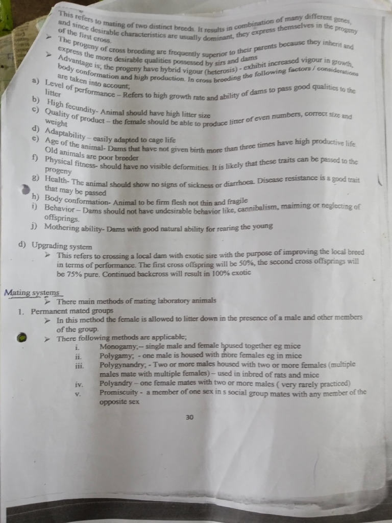 Laboratory Practice Notes On Breeding Pdf