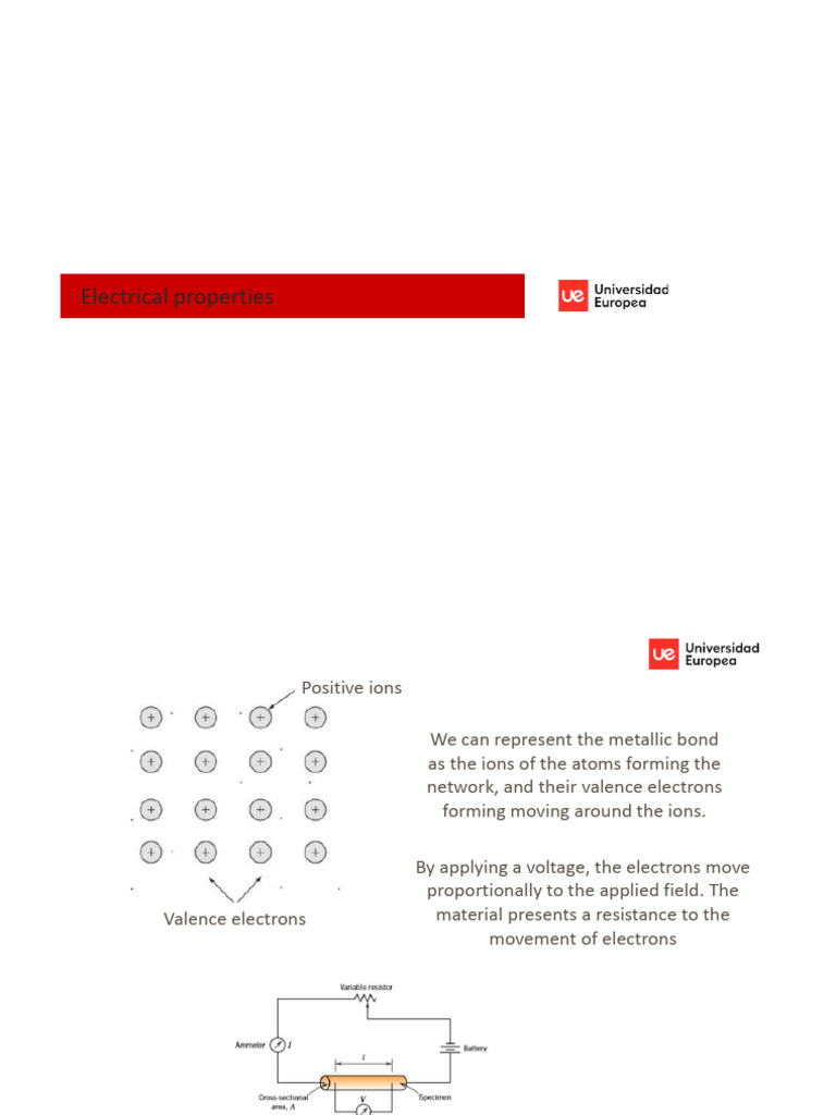 Electrical properties | PDF | Electrical Resistivity And Conductivity | Phases Of Matter