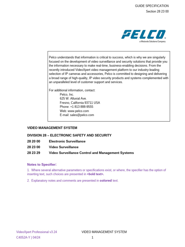 pelco-vxprofessional | PDF | Usb | Computer Network