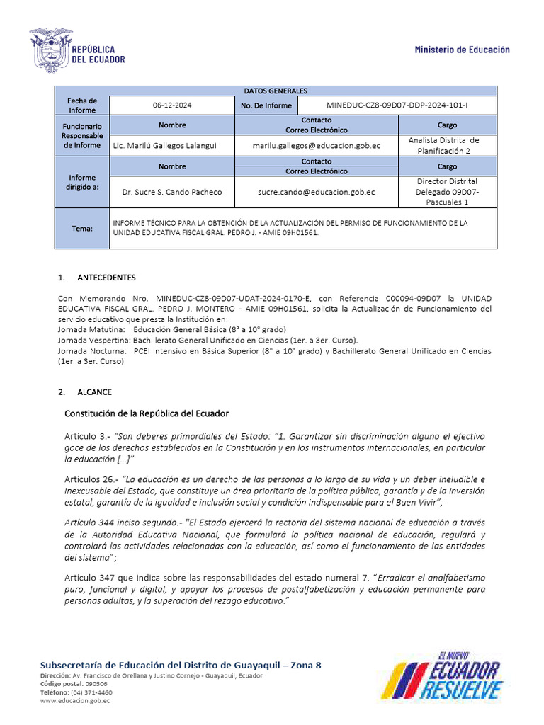 18 - Informe - Mineduc cz8 09d07 DDP 2024 101 I - Renova - Gral - Pedro - J - Actualizado Signed ...