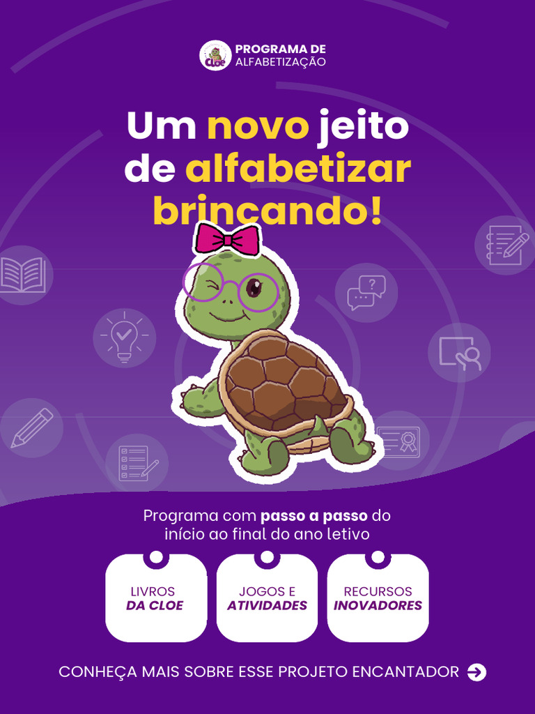 Panfleto Programa Da Cloe 20241217 103105 0000 | PDF | Alfabetização