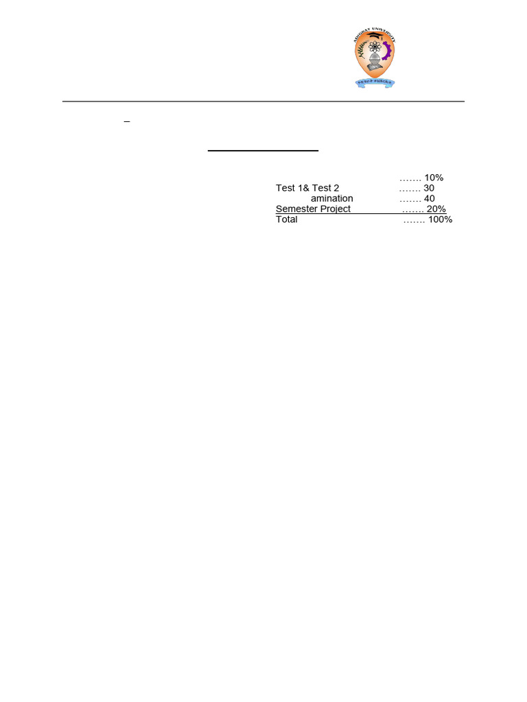 RC II Course Outline | PDF