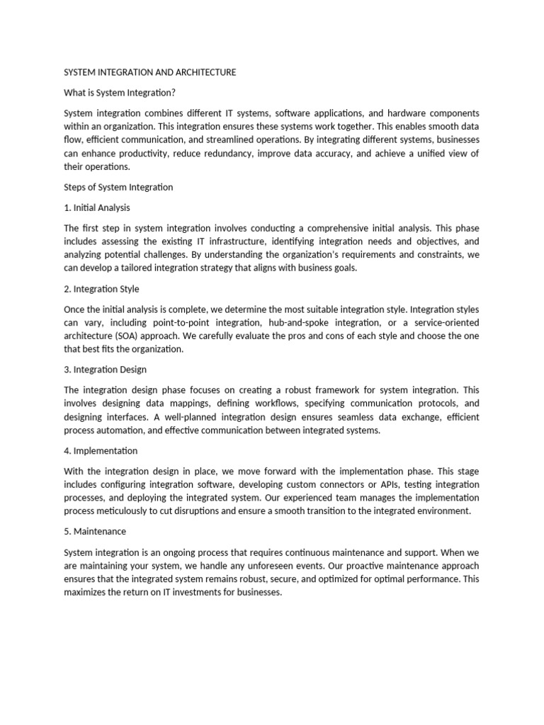 What is SIA and About Integration | PDF | Xml | Soap