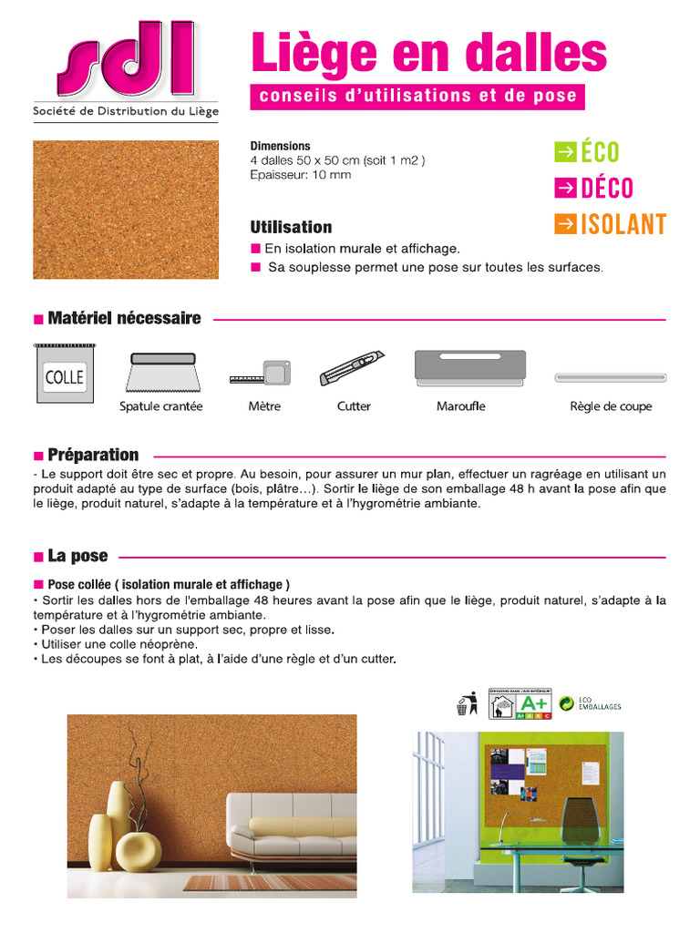 notice-pose-liege-dalles-sdl | PDF