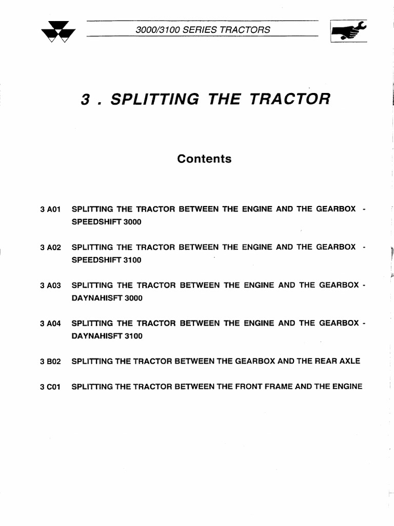 03 Splitting the tractor | PDF