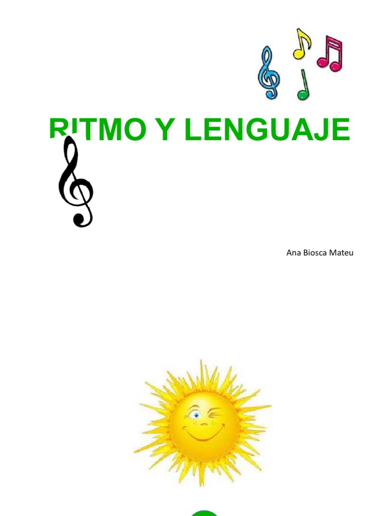 Ritmo y Lenguaje | PDF
