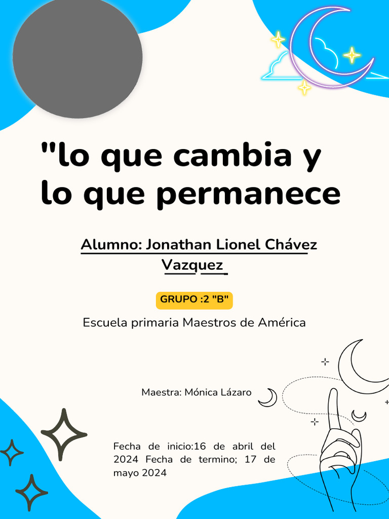 lo que cambia y lo que permanece | PDF