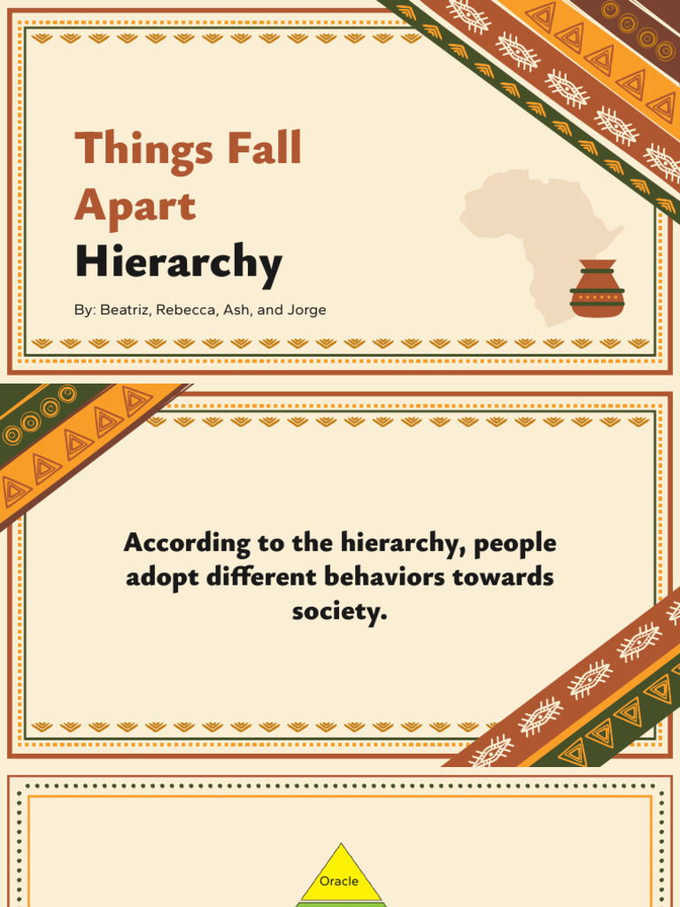 Hierarchy and Social Roles in Things Fall Apart | PDF | Oracle