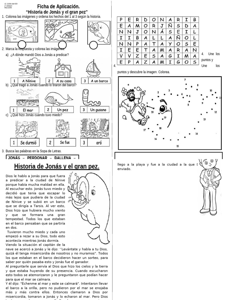 jonas y el gran pez | PDF | Jonás