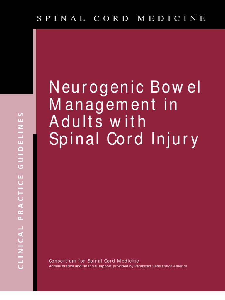 Neurogenic Bowel Management | PDF | Evidence Based Medicine | Constipation