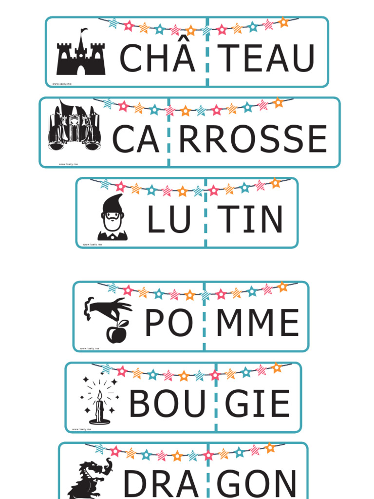 Mots Syllabes 2 | PDF