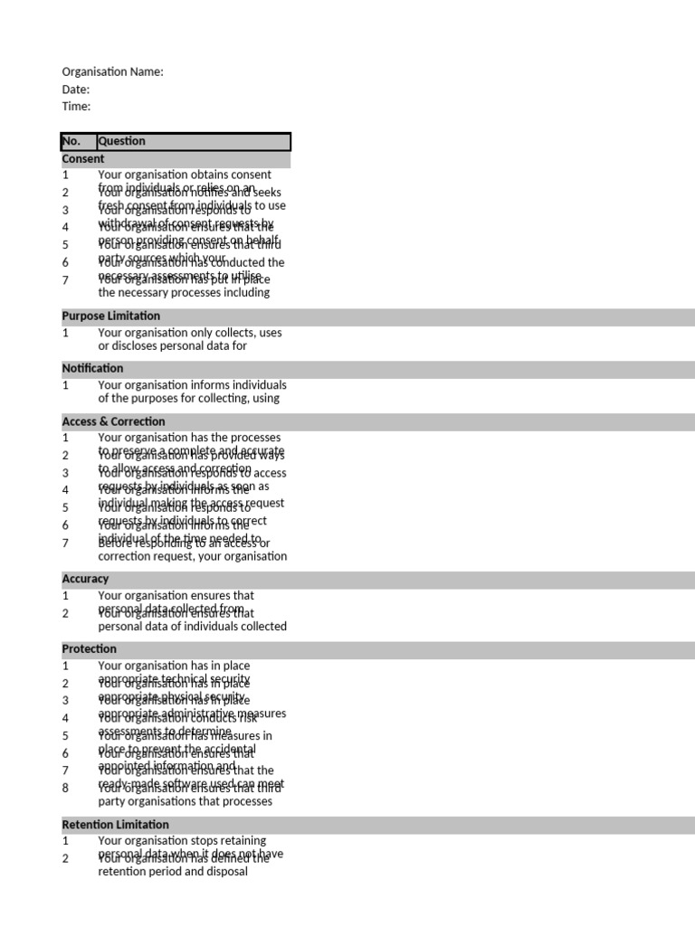 Pdpa Toolkit Questions | PDF | Consent | Information Privacy