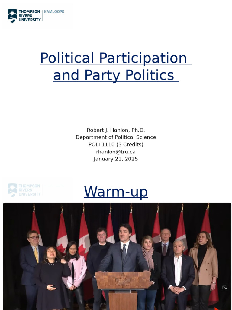 Understanding Political Participation and Parties | PDF | Voting ...
