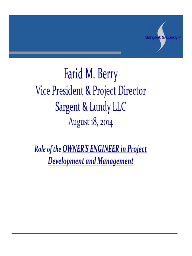 Owner's Engineer Role in Nuclear Projects | PDF | Quality Assurance ...