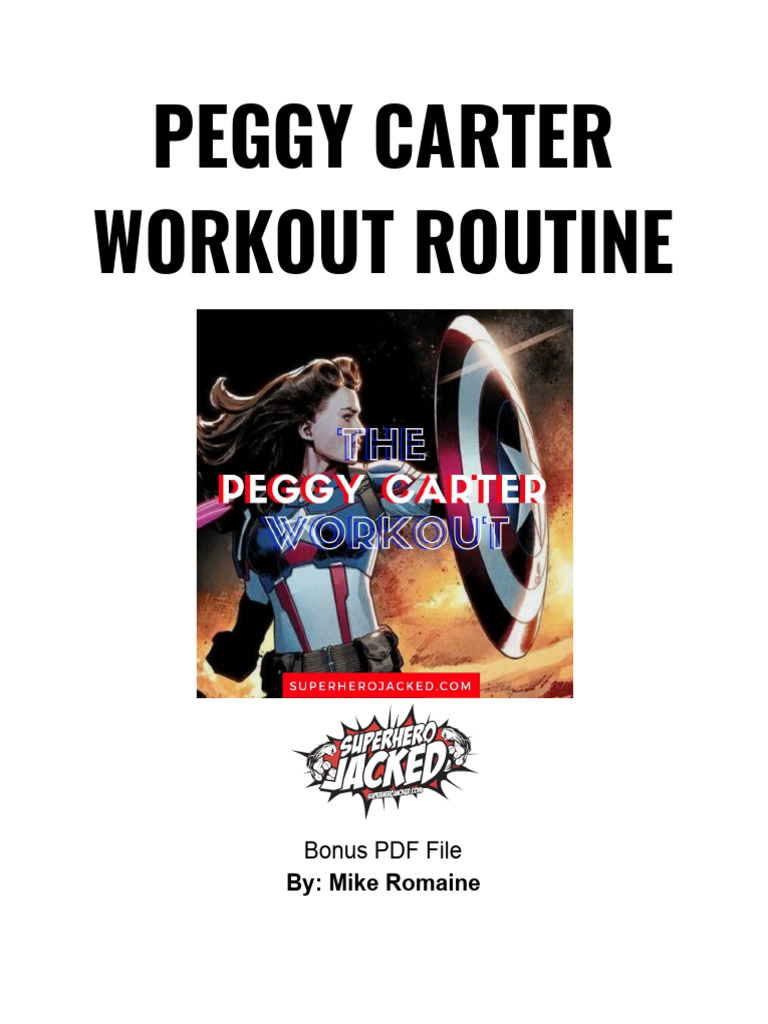 Peggy Carter What If Workout PDF | PDF | High Intensity Interval ...
