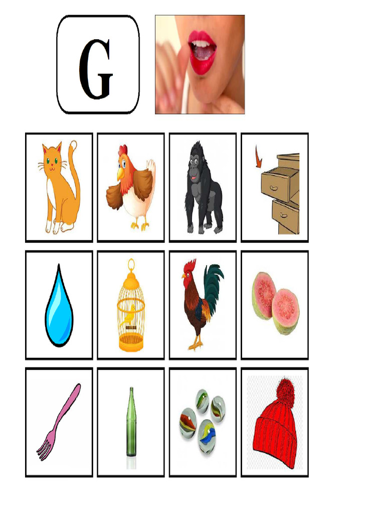 LETRA G MULTIGESTOS | PDF