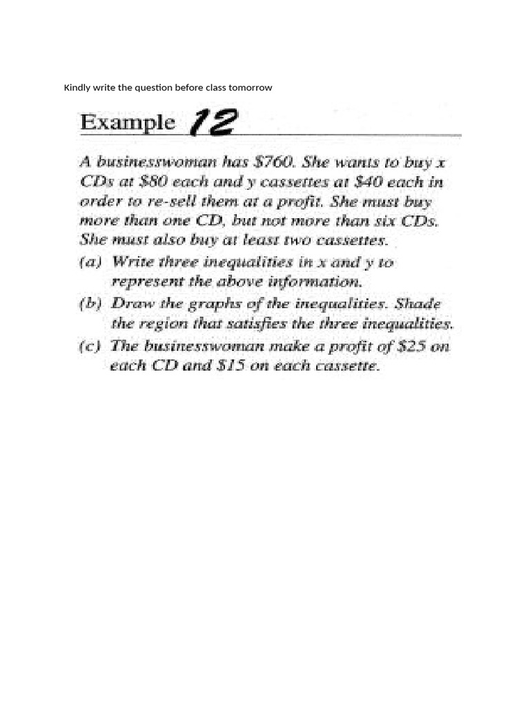 Linear Programming Example Pdf