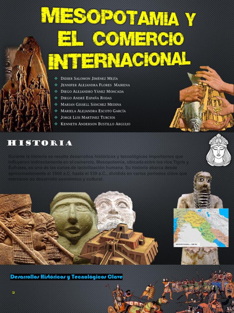 Historia del Comercio en Mesopotamia | PDF | Mesopotamia | Sumeria