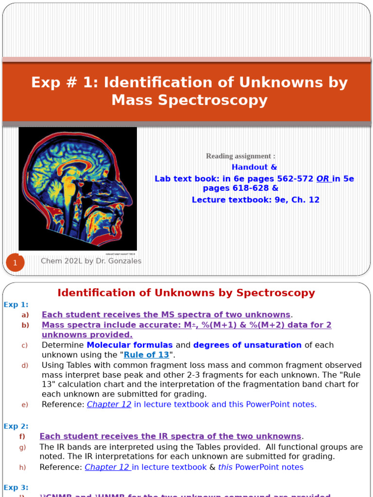 Rule of 13 in Mass Spectrometry Analysis | PDF | Mass Spectrometry ...