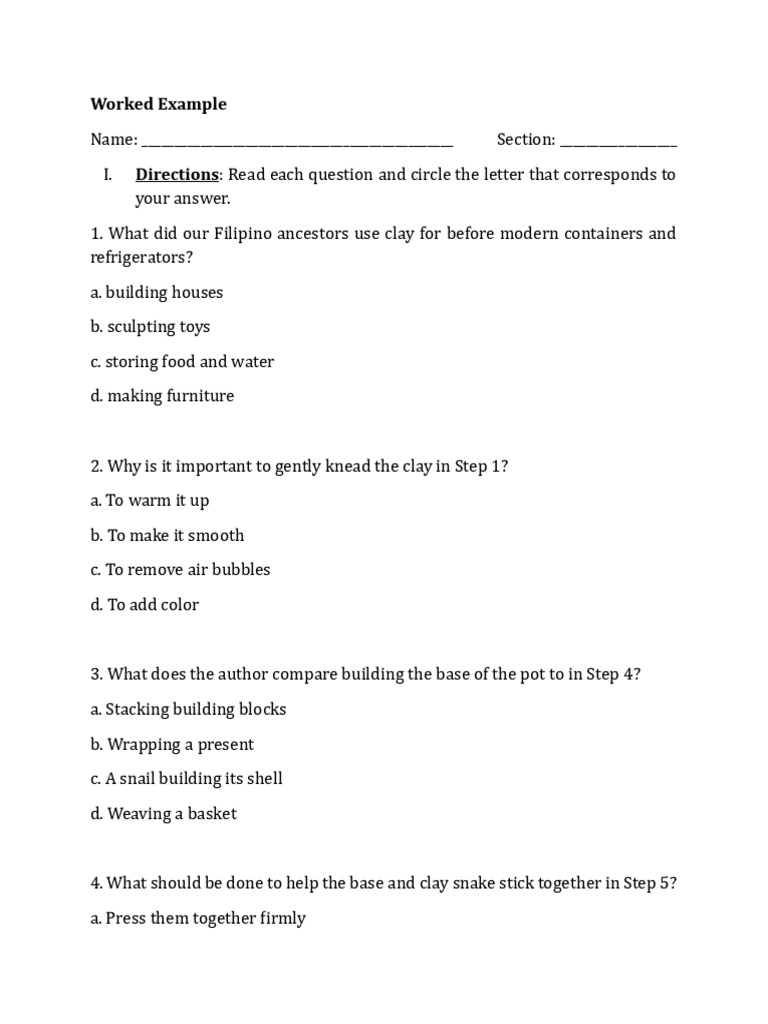 Worked Example | PDF