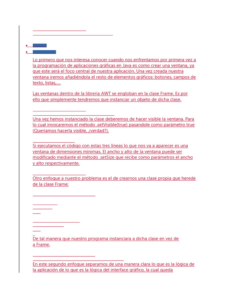 Crear Un Frame Con AWT | PDF | Java (lenguaje de programación ...