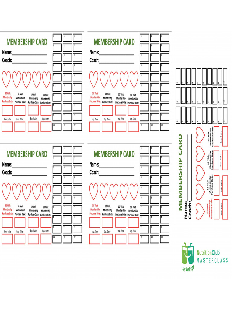 Membership Cards | PDF