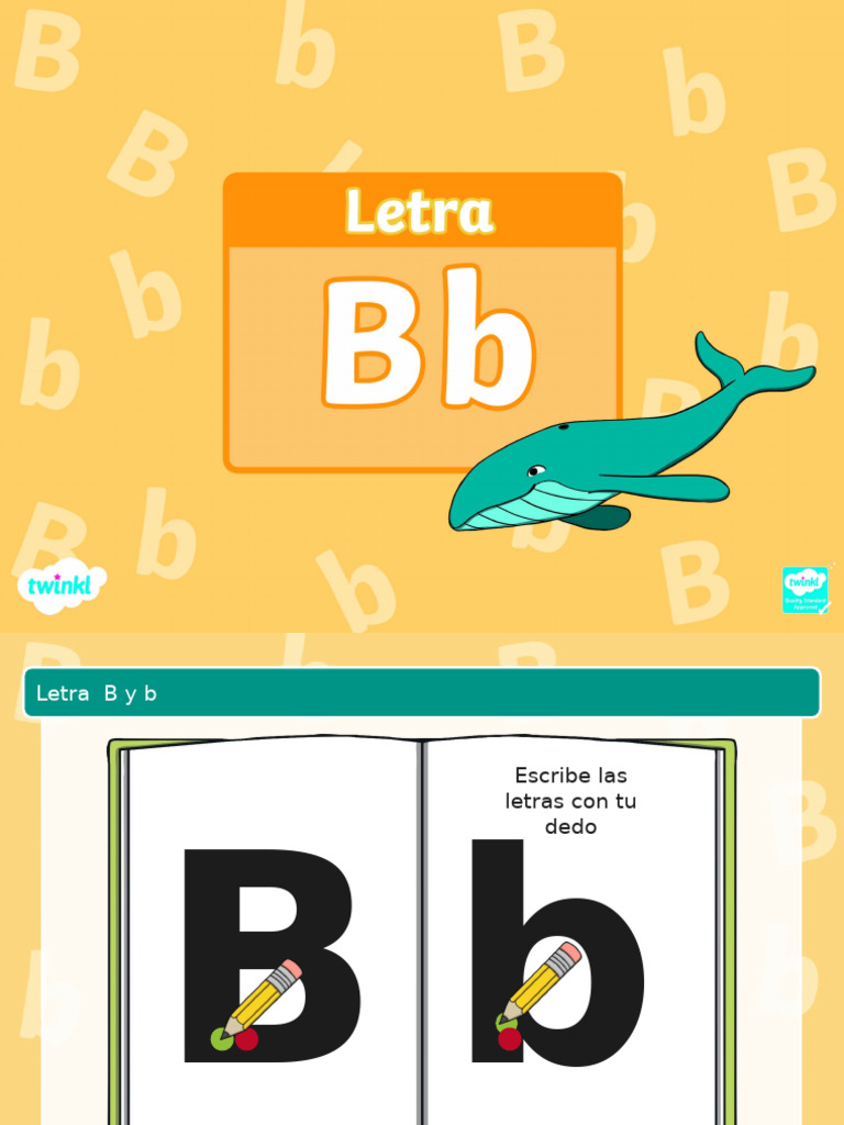 Letras B y b: Actividades Interactivas | PDF