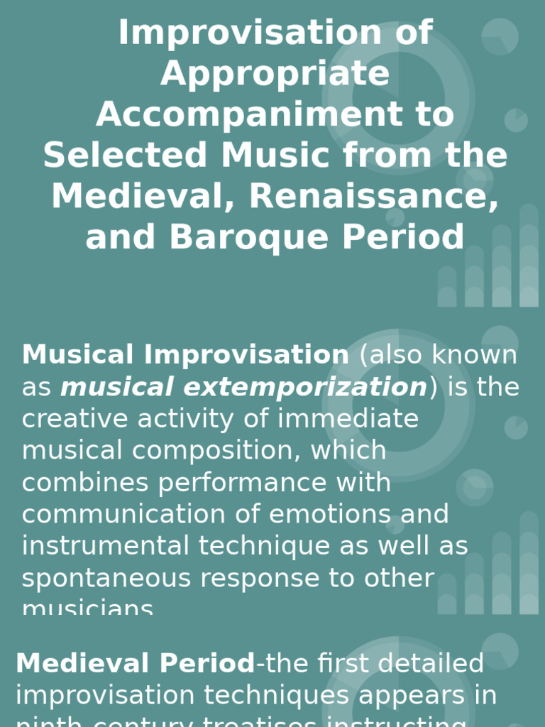 Improvisation in Medieval to Baroque Music | PDF