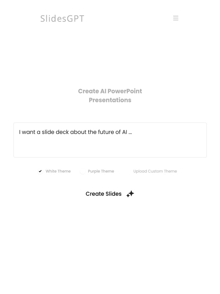 SlidesGPT AI PowerPoint Generator Powered by ChatGPT API | PDF