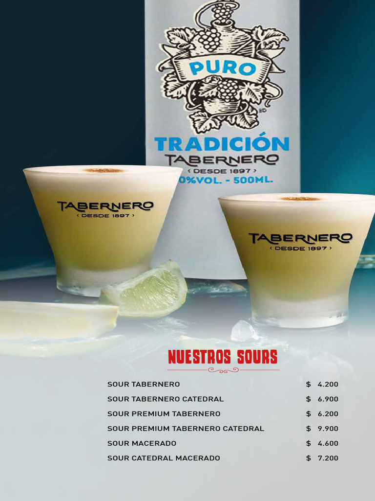 Sours y Cocteles con Tónica 1724 | PDF | Bebidas Fermentadas | Bebida