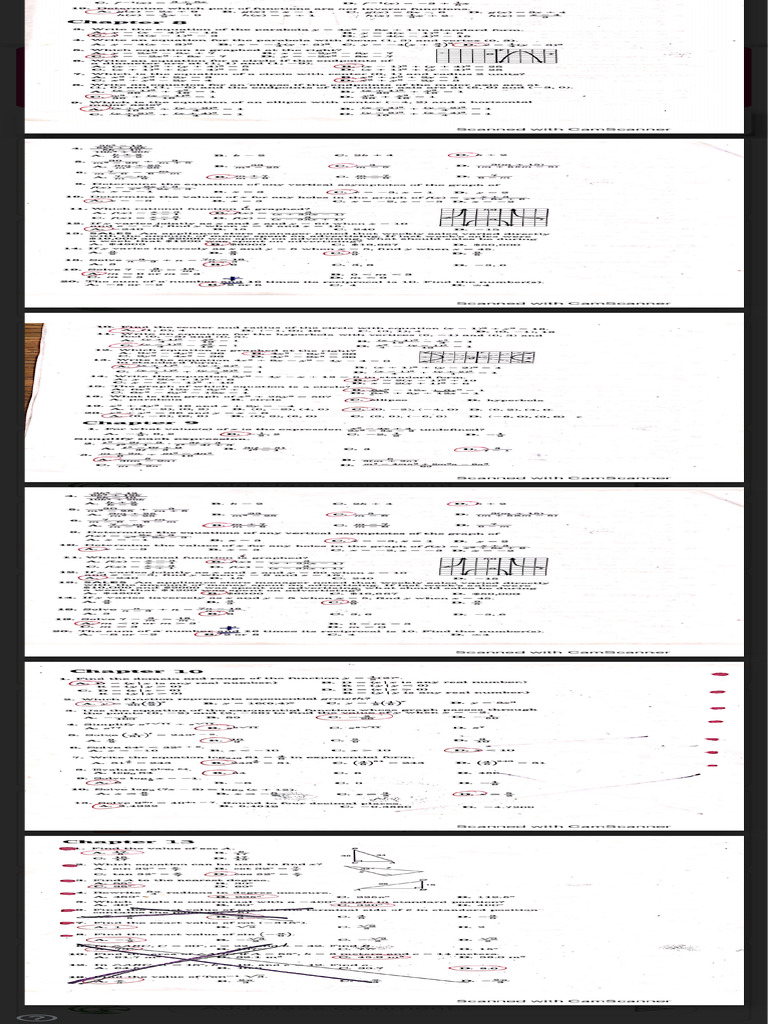 Pre-AICE Math 3 Assignments Overview | PDF