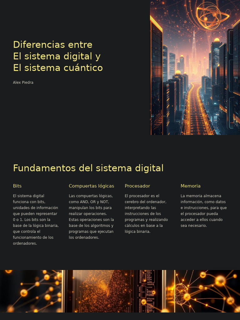 Diferencias entre sistemas digital y cuántico | PDF | Unidad Central de ...