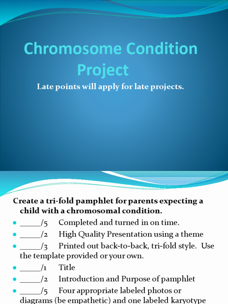 Activity 3 - Chromosome Condition Project | PDF | Karyotype | Empathy