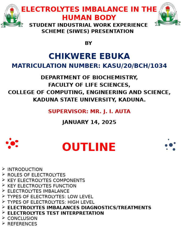 Chikwere Ebuka Siwes Presentation PPT Presentation Repaired. | PDF ...