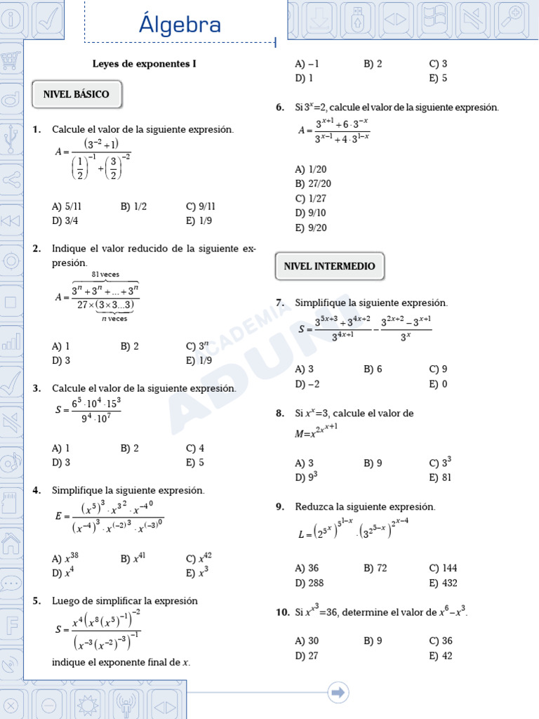 Guía de Álgebra para Principiantes | PDF | Análisis matemático ...