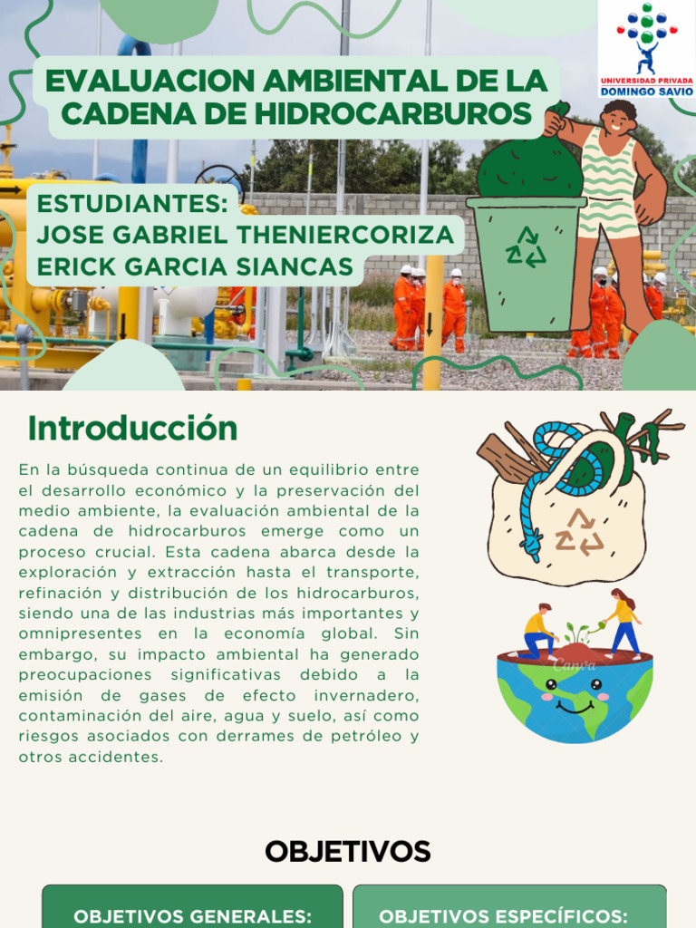 Presentación Reciclaje y Medio Ambiente Ilustrado Verde | PDF | Entorno ...