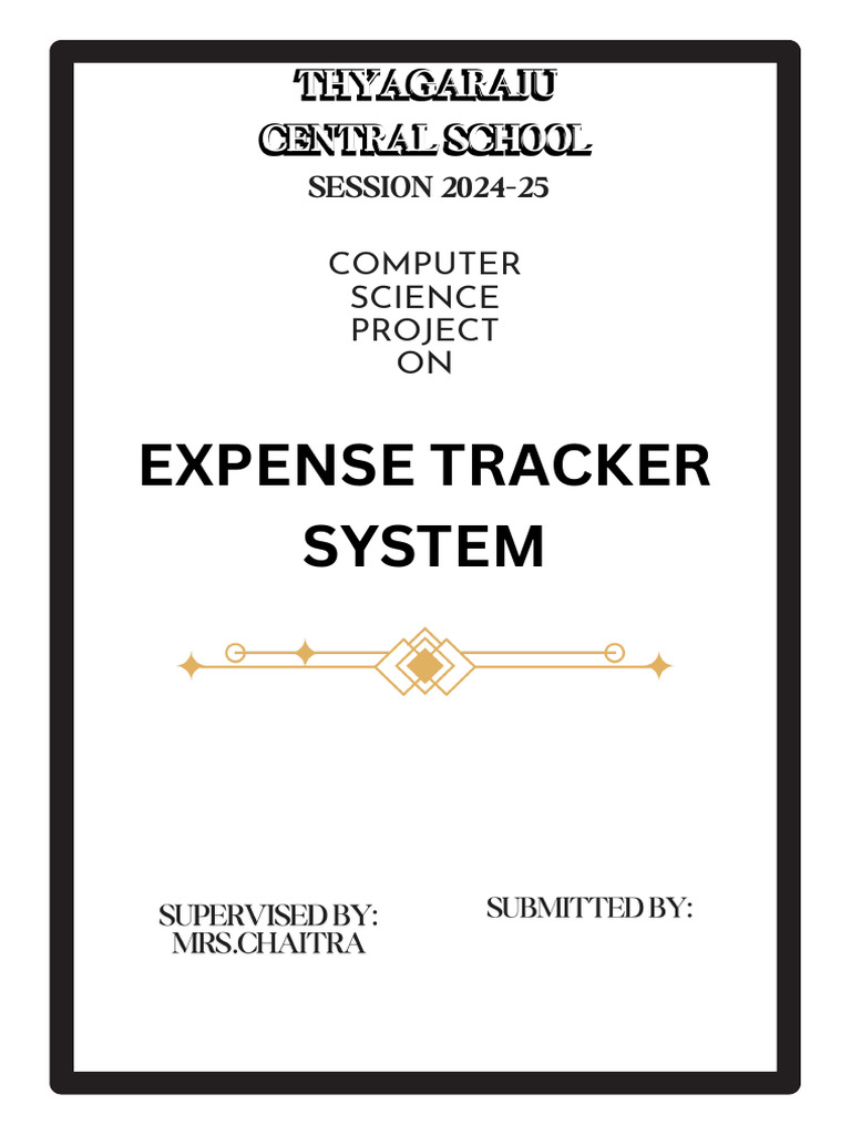 An Expense Tracker Is A Tool or Software That Helps Individuals or ...