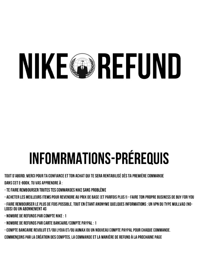 Nike Refund | PDF