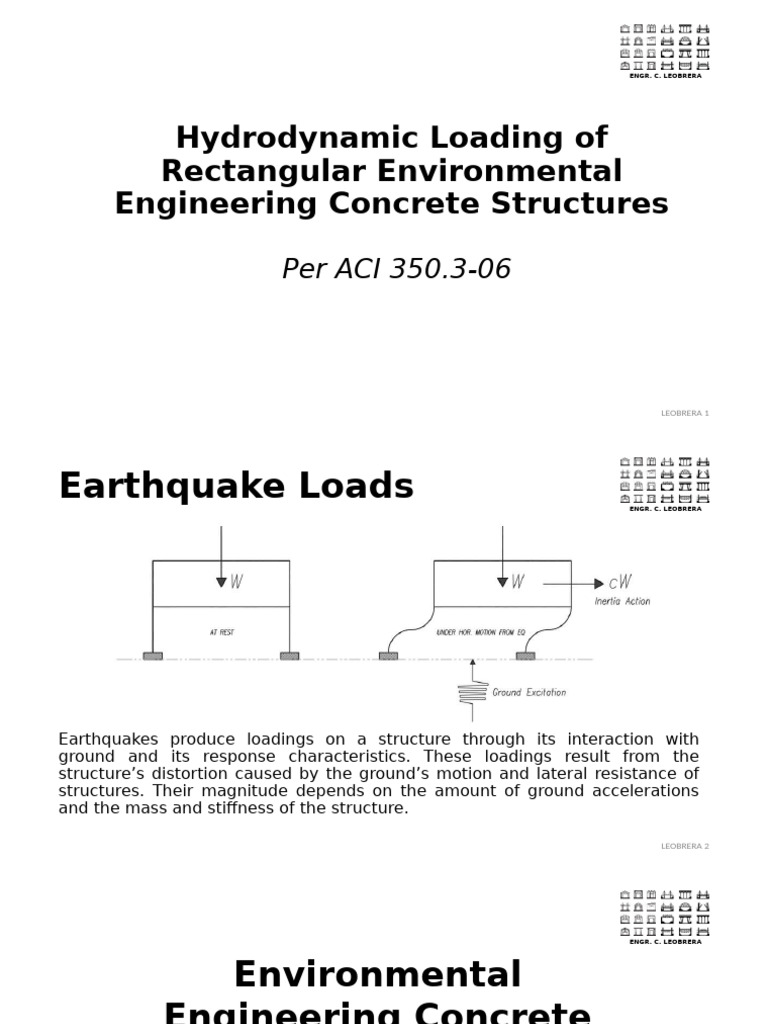 Seismic Design for ACI 350.3-06 Structures | PDF | Earthquakes | Concrete