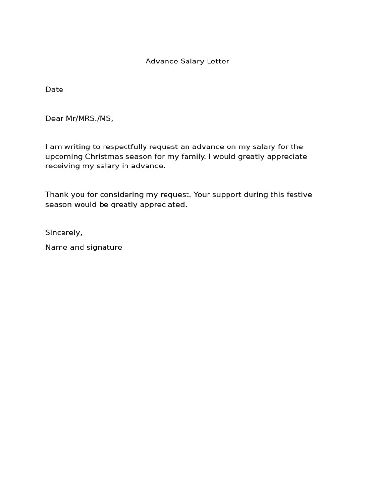 Advance Letter | PDF