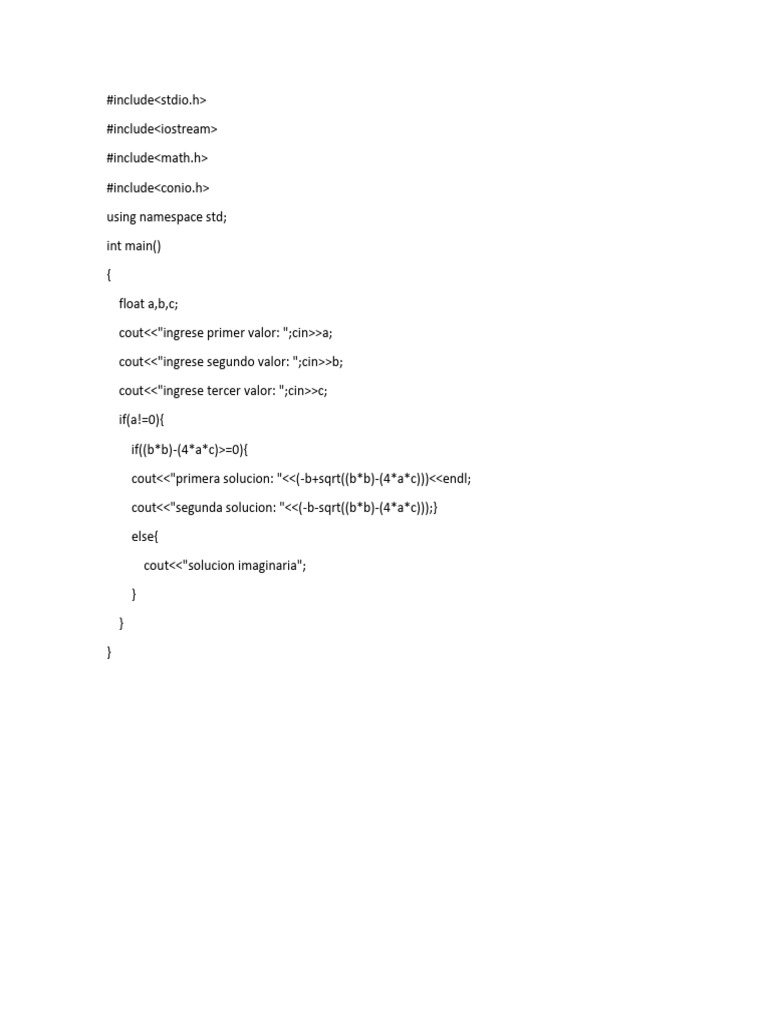 ecuacion cuadratica | PDF