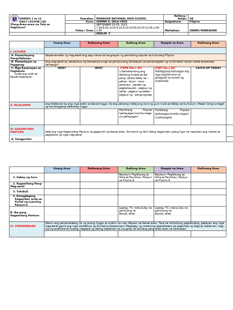 Week 1, January 31 To Feb 1 | PDF