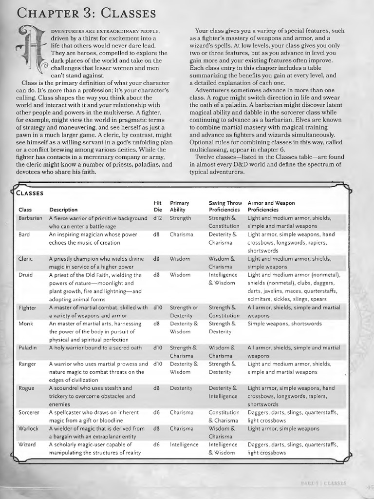 5E PHB Classes Bard | PDF | Dungeons & Dragons | Gary Gygax Games