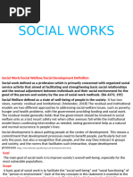 Defination and Concept of Social Work | PDF | Social Work | Community