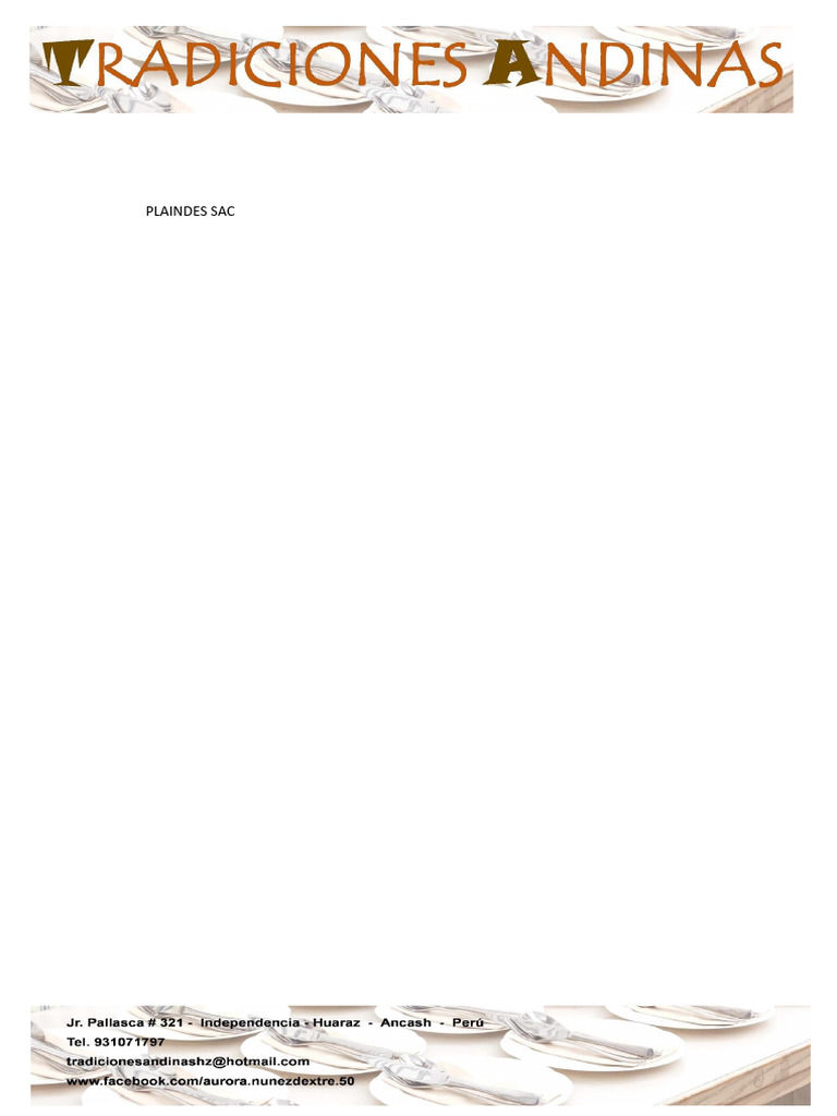 Cotización Camioneta Plaindes Sac | PDF