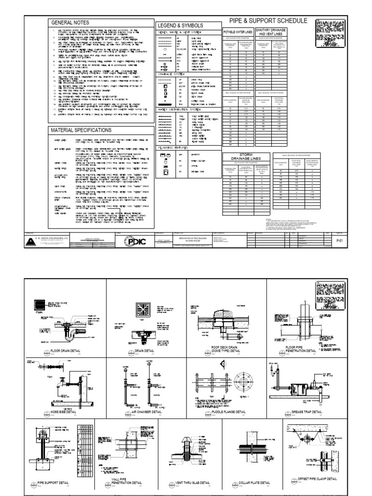 Annex c.7 Sanitary Plumbing Drawings 2 | PDF | Pipe (Fluid Conveyance ...