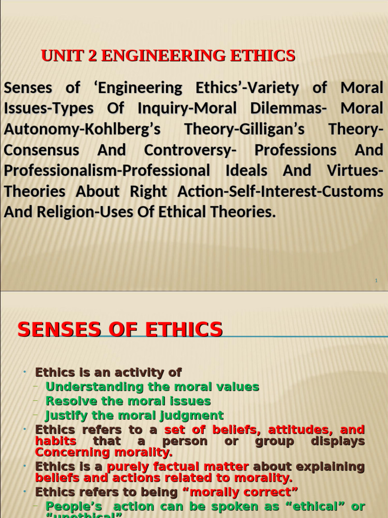 Unit 2 | PDF | Morality | Autonomy