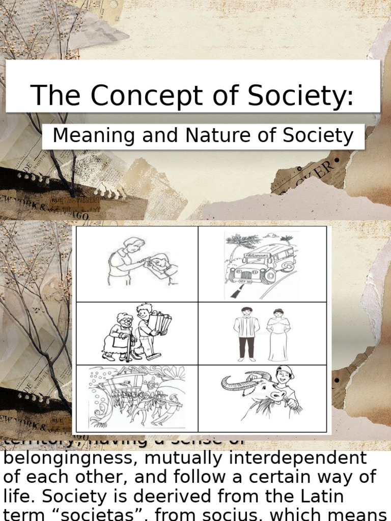 Module 2.1 The Concept of Society | PDF | Society | Community